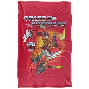 Transformers Hot Rod Silky Touch Super Soft Throw Blanket 36" x 58"