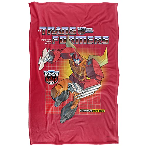 Transformers Hot Rod Silky Touch Super Soft Throw Blanket 36" x 58"