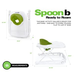 Joovy Spoon B Baby Walker with Brake, Black-Footed Ferret National Park Foundation Edition