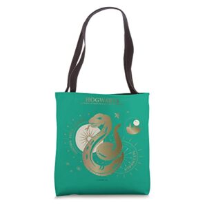 harry potter ambition, pride, cunning, slytherin tote bag