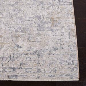 SAFAVIEH Webster Collection 4' x 6' Grey/Beige WBS310G Distressed Premium Viscose Area Rug