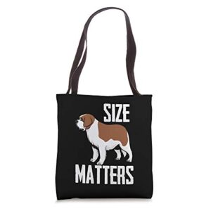 saint bernard funny st. bernard owner tote bag