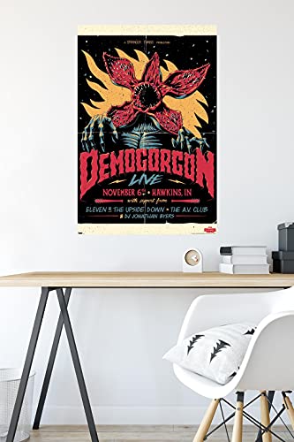 Trends International Netflix Stranger Things-Demogorgon Live Wall Poster, 22.375 in x 34 in, Unframed Version