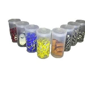 EVO Plastics| 10 Pack of DRAM 30 Squeeze Pop Tops - USA Made - Ships Same Day! (Clear)