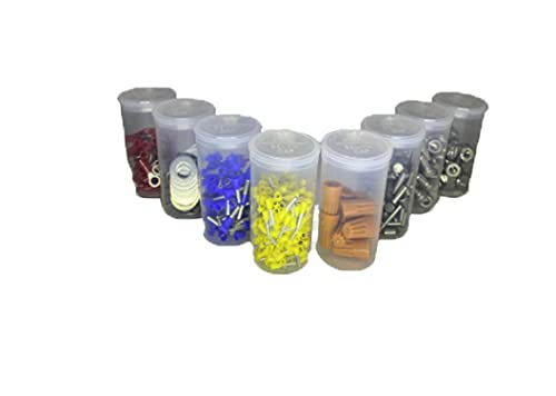 EVO Plastics| 10 Pack of DRAM 30 Squeeze Pop Tops - USA Made - Ships Same Day! (Clear)