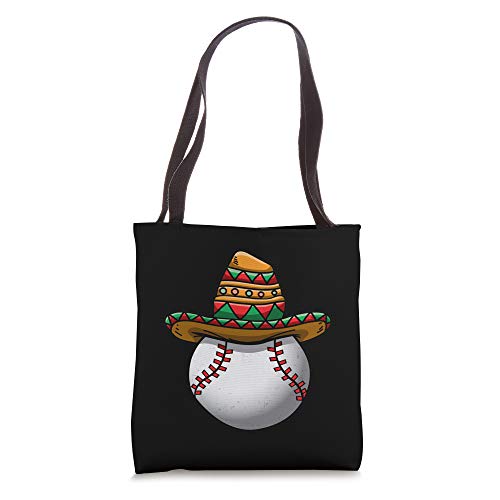 Funny Baseball Mexican Sports Cinco De Mayo Men Women Tote Bag