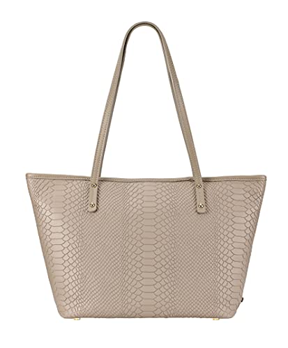 GiGi New York Women's Zip Taylor Embossed Python Tote