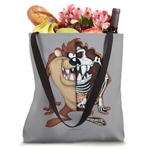 Looney Tunes Taz Half Skeleton Tote Bag