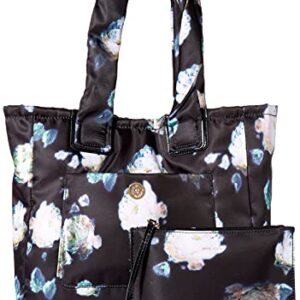 Anne Klein Soft Nylon Shoulder Tote, Floral