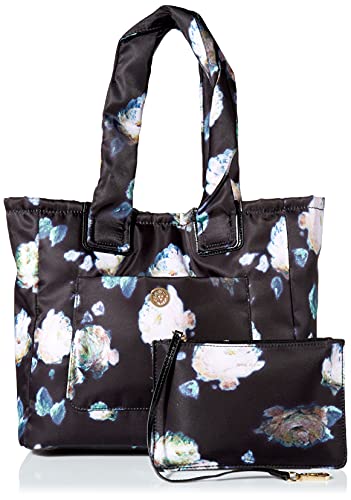 Anne Klein Soft Nylon Shoulder Tote, Floral