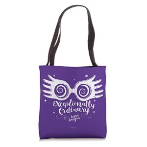 harry potter luna lovegood exceptionally ordinary tote bag