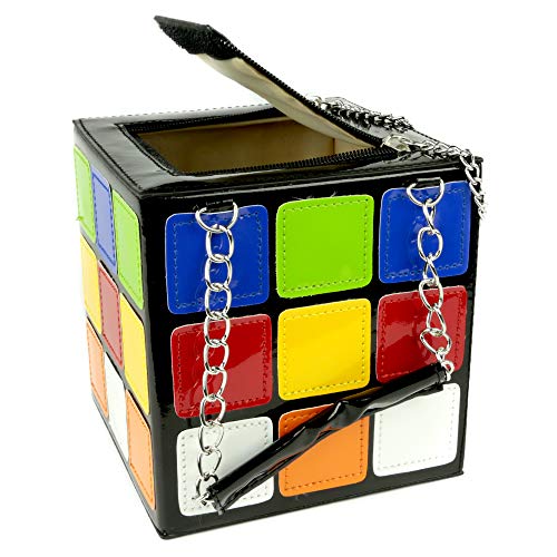 AQING Colorful Magic Cube Handbag,Fashion Tote Purses for Women Girl(MoFB)