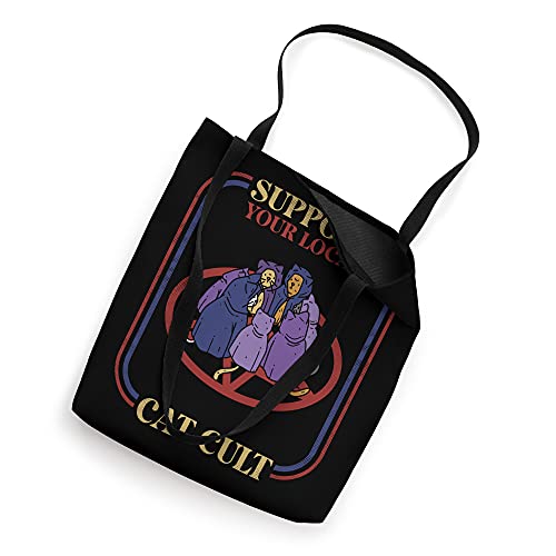 Support Your Local Cat Cult Occult Witch Gothic Tote Bag