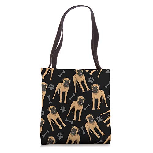 Cute Bull Mastiff Dog Lover Gift Women Girl Tote Bag