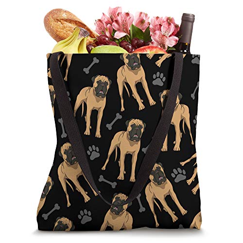 Cute Bull Mastiff Dog Lover Gift Women Girl Tote Bag