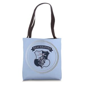 harry potter beauxbatons emblem tote bag