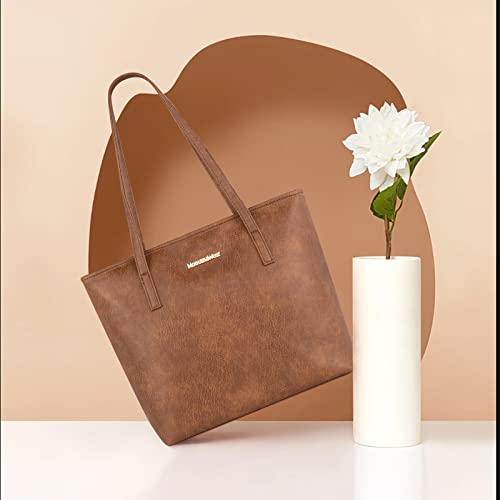 Montana West Tote Bags Large Leather Purses and Handbags for Women Top Handle Shoulder Satchel Hobo Bags B2B-MWC-028BR