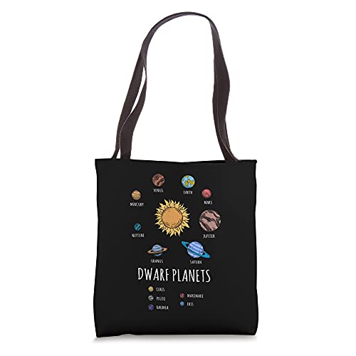 Solar System Dwarf Planets Outer Space Astronaut Tote Bag