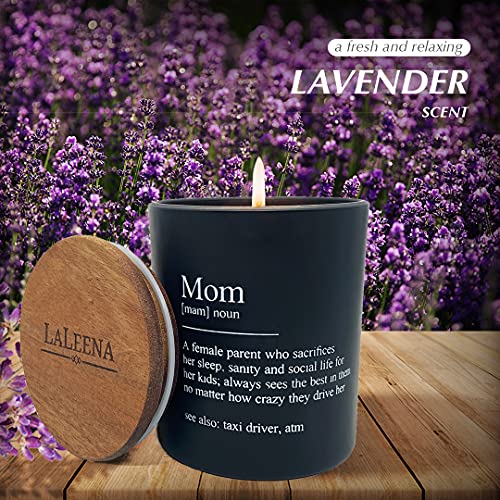 LaLeena - Gifts for Mom - Scented Candle - Luxury Candles for Home Scented - Birthday Gifts for Mom (Large 14 oz, Lavender)