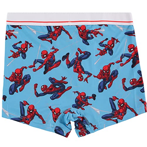 Marvel Mens Comics Boxer Briefs - Spiderman Mens Underwear - 2 Pack Boxer Briefs (Spiderman Multi, Large)