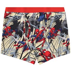 Marvel Mens Comics Boxer Briefs - Spiderman Mens Underwear - 2 Pack Boxer Briefs (Spiderman Multi, Large)