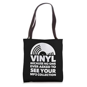 vinyl lp record – vinyl disc tote bag