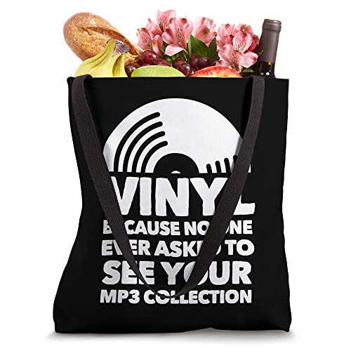 Vinyl LP Record - Vinyl Disc Tote Bag