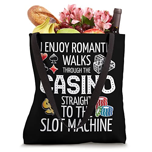 Fun Slot Machine & Gambler Casino Vegas Tote Bag