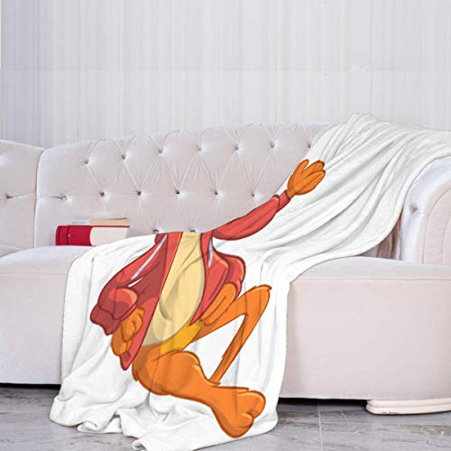 GACOZ-Pepe The King Prawn- Ultra Soft Throw Blanket Flannel Fleece All Season Light Weight Living Room Bedroom Warm Blanket 60×50inch