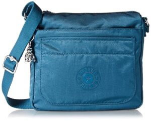 kipling womens sebastian crossbody handbag, dynamic beetle, 9 l x 8.75 h 1 d us