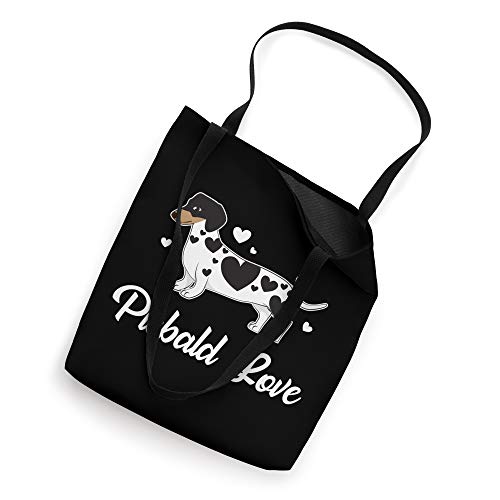 Piebald Love Wiener Dog Puppy Passion Tote Bag