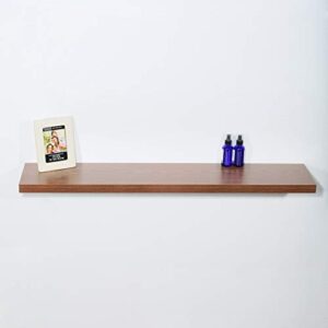 davee modern and contemporary jd walnut floating shelf，perfect for bedroom, bathroom, living room and kitchen decoration