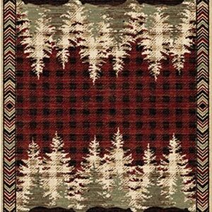 Mayberry Rug Blowing Rock Area Rug, 2'3"x3'3", Red