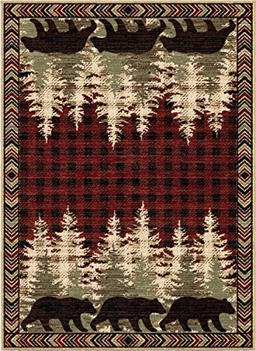 Mayberry Rug Blowing Rock Area Rug, 2'3"x3'3", Red