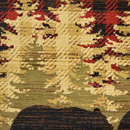 Mayberry Rug Blowing Rock Area Rug, 2'3"x3'3", Red