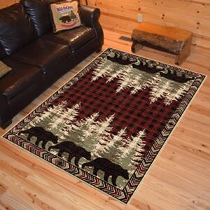 Mayberry Rug Blowing Rock Area Rug, 2'3"x3'3", Red