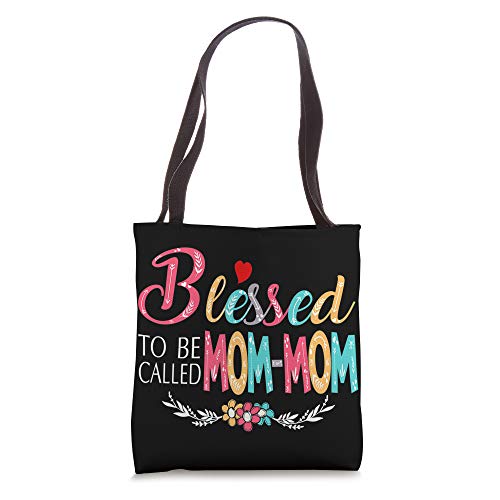 Blessed to be called Mom-mom Colorful For Grandma Tote Bag