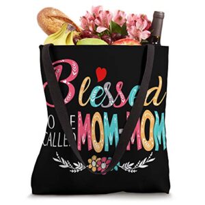 Blessed to be called Mom-mom Colorful For Grandma Tote Bag