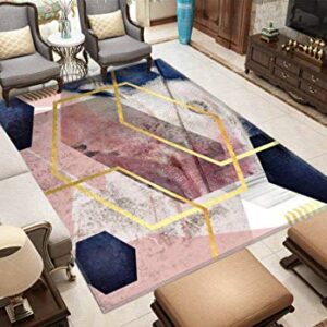 Abstract Geo Area Rugs Non-Slip Floor Mat Doormats Home Runner Rug Carpet for Bedroom Indoor Outdoor Kids Play Mat Nursery Throw Rugs Yoga Mat