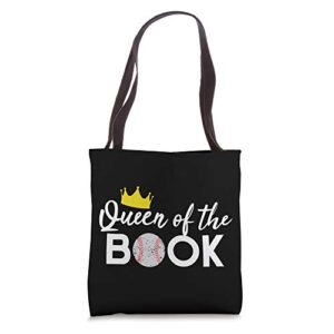 gift for scorekeeper baseball team mom tote bag