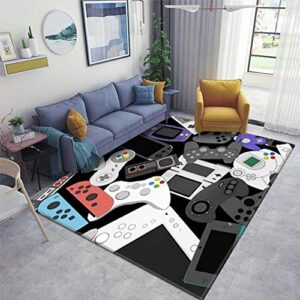 gamer controller area rugs non-slip floor mat doormats home runner rug carpet for bedroom indoor outdoor play mat nursery throw rugs yoga mat