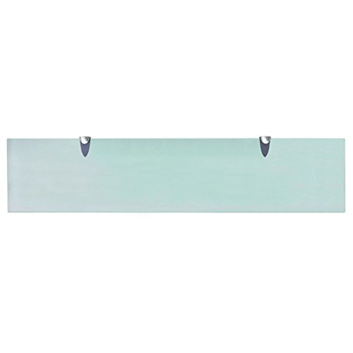 YITHOPI Floating Shelf Glass 35.4"x7.9" 0.3" Can Withstand 33 lbs.for Bedroom, Bathroom, Living Room, Kitchen, Laundry Room Storage .(Fast delivery)