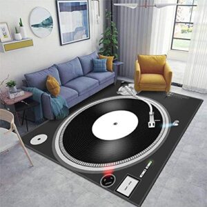 turntable area rugs non-slip floor mat doormats home runner rug carpet for bedroom indoor outdoor kids play mat nursery throw rugs yoga mat