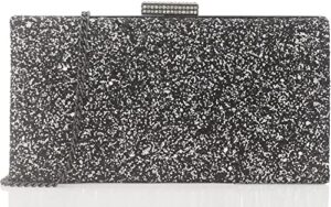 large glitter clutch evening handbag for party women’s sparkling clutch purse black