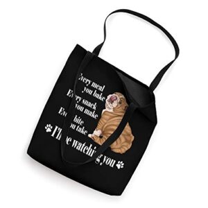 English Bulldog Tote Bag