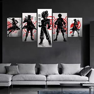 MTEBOCC Japanese Anime Poster Teens Prints Canvas painting Home Living Give to Boy Party Decorations Room Gift Decor