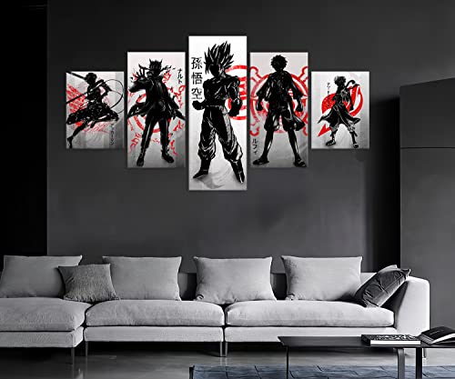 MTEBOCC Japanese Anime Poster Teens Prints Canvas painting Home Living Give to Boy Party Decorations Room Gift Decor