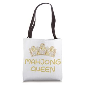 Mahjong Queen Tote Bag