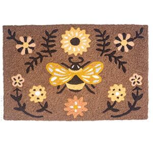 autumn honey hive machine washable 20″ x 30″ jellybean accent rug