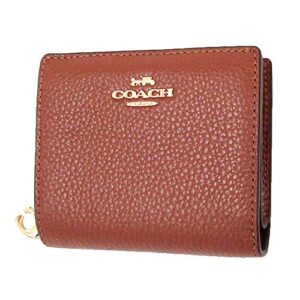 coach snap wallet (redwood)